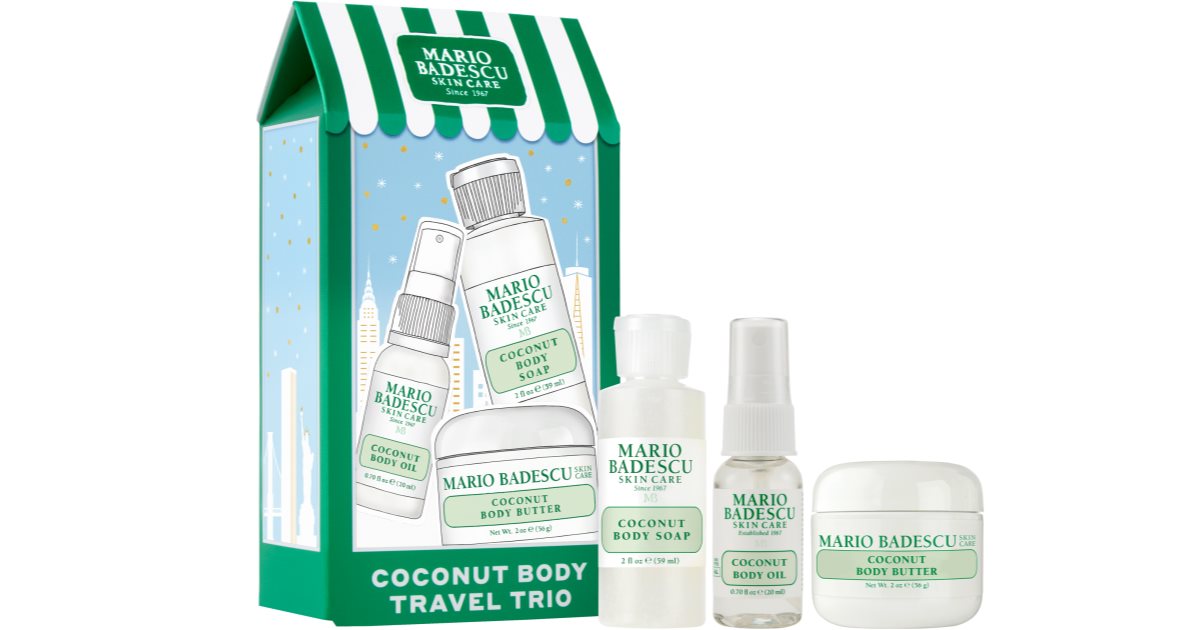 Mario Badescu Coconut Body Travel Trio darilni set za telo | notino.si