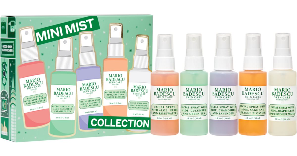 Mario Badescu Mini Mist Collection lote de regalo para iluminación e ...
