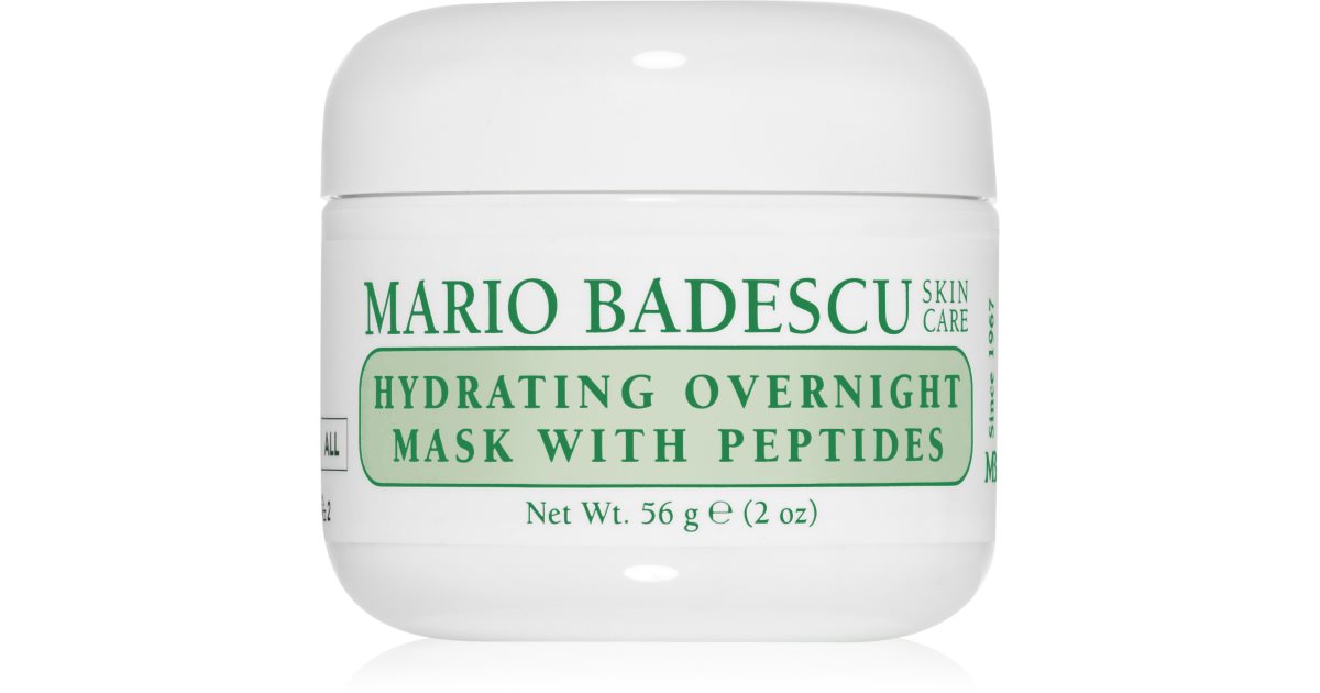 Mario Badescu Hydrating Overnight Mask with Peptides Sleeping Mask with ...