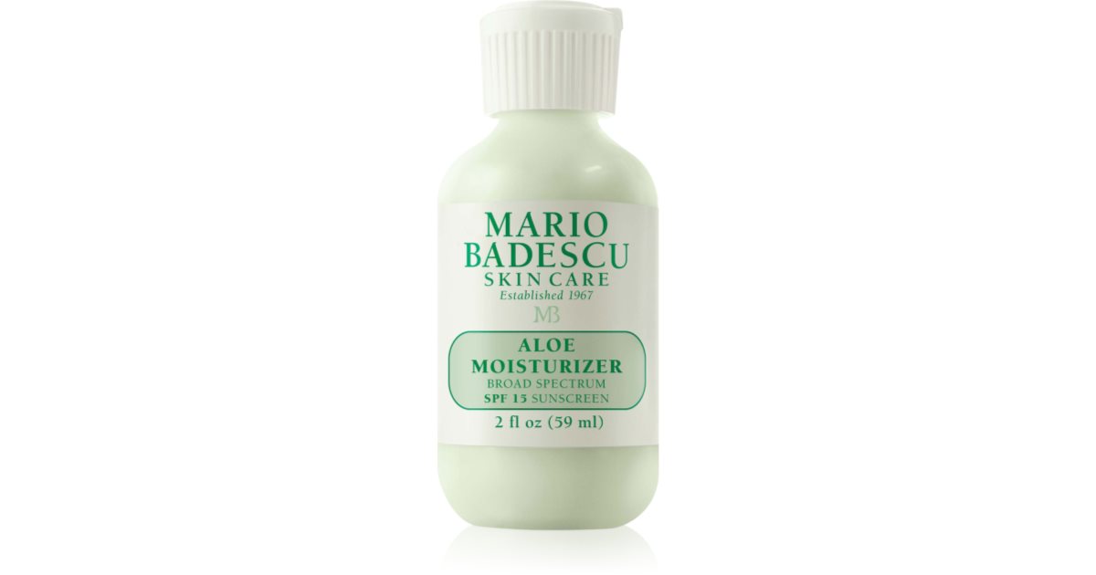 Mario Badescu Aloe Moisturizer SPF 15 light soothing moisturiser SPF 15 ...