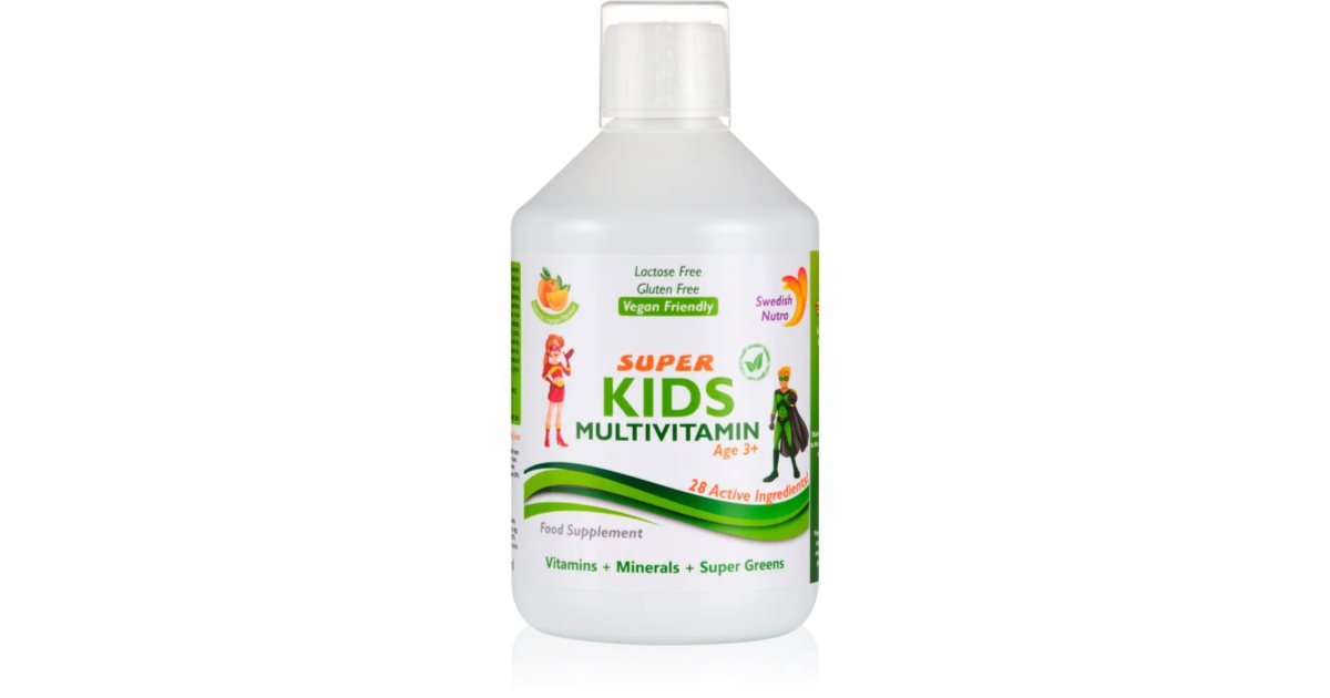 Swedish Nutra Super Kids Multivitamin multivitamine pentru copii ...