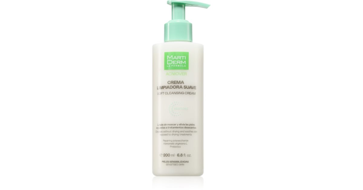MartiDerm Acniover Soft Cleansing Cream cleansing cream for sensitive ...