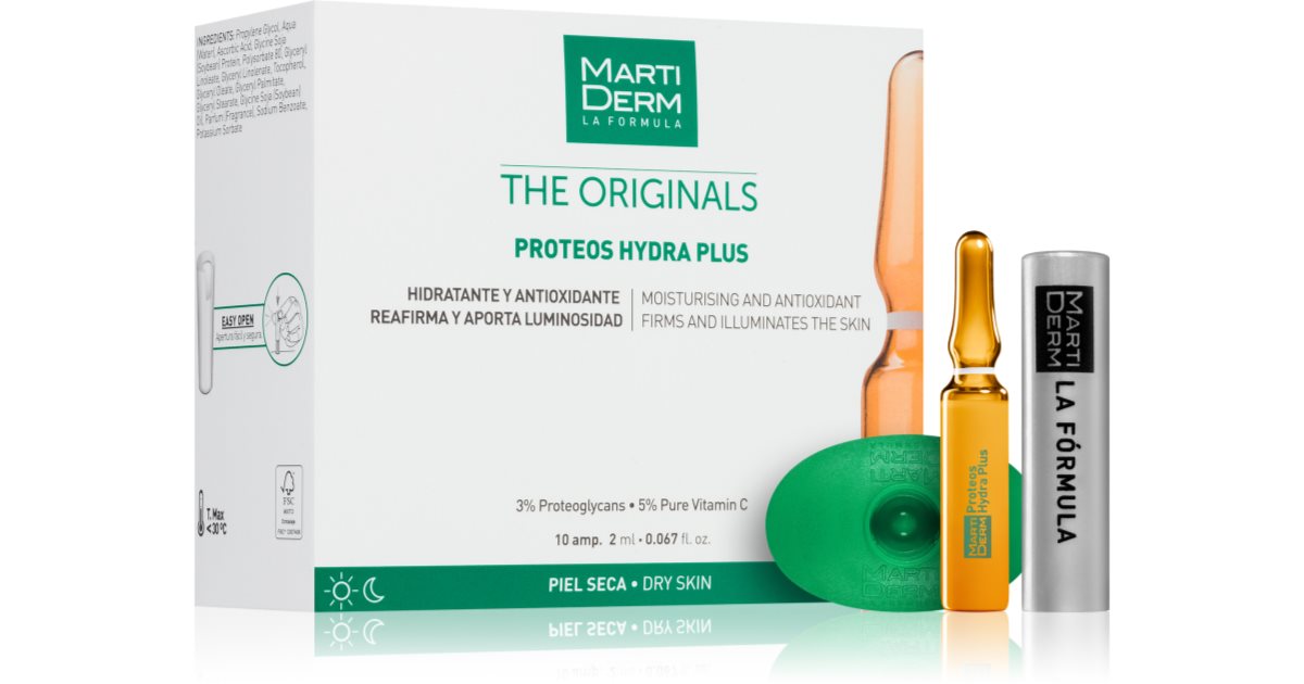 MartiDerm The Originals Protoes Hydra Plus sérum hidratante em ampolas ...
