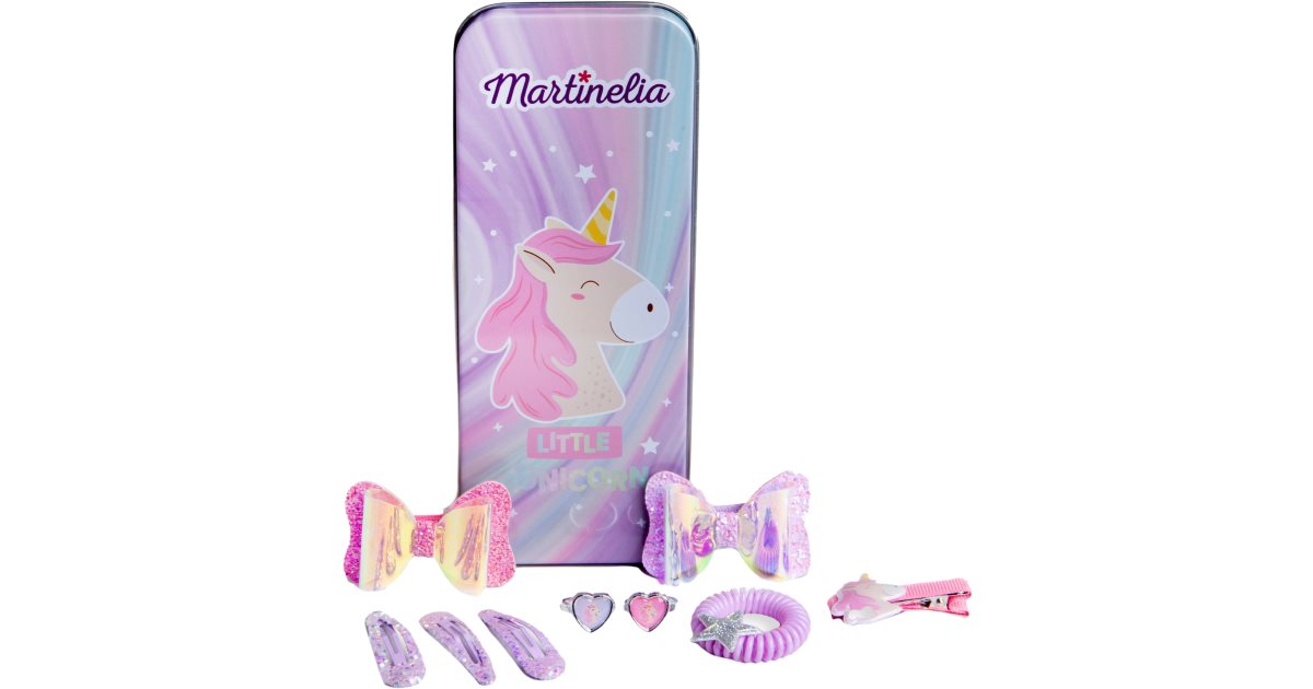 Martinelia Little Unicorn Tin Box Gift Set for children | notino.ie