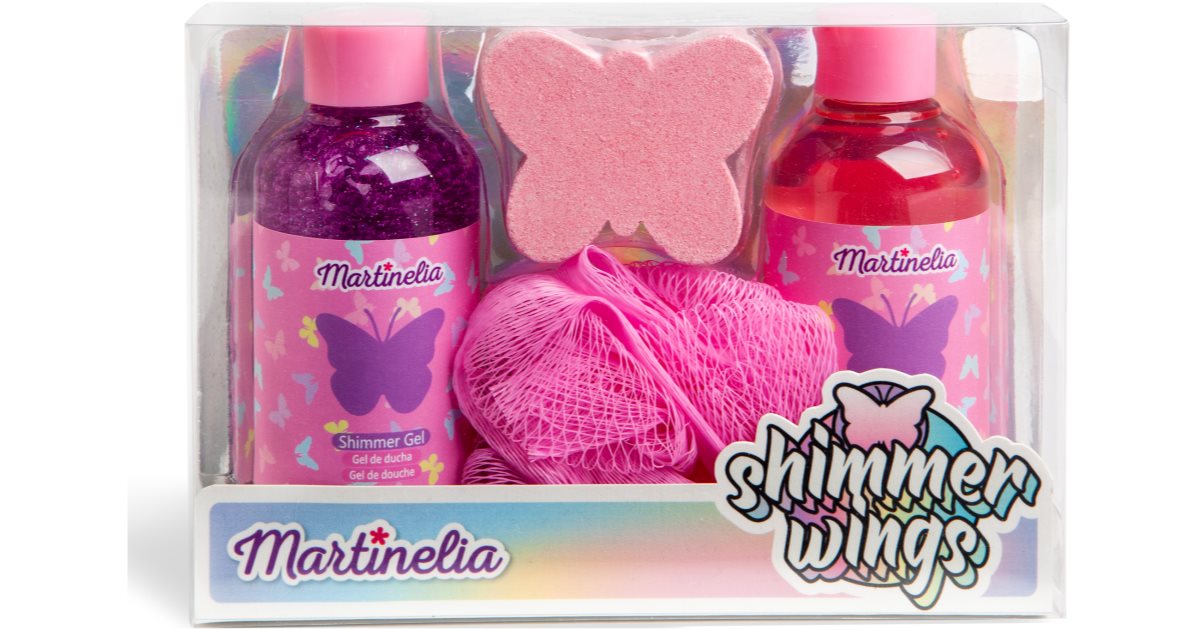 Martinelia Shimmer Wings Bath Set setti (kylpyyn) lapsille | notino.fi