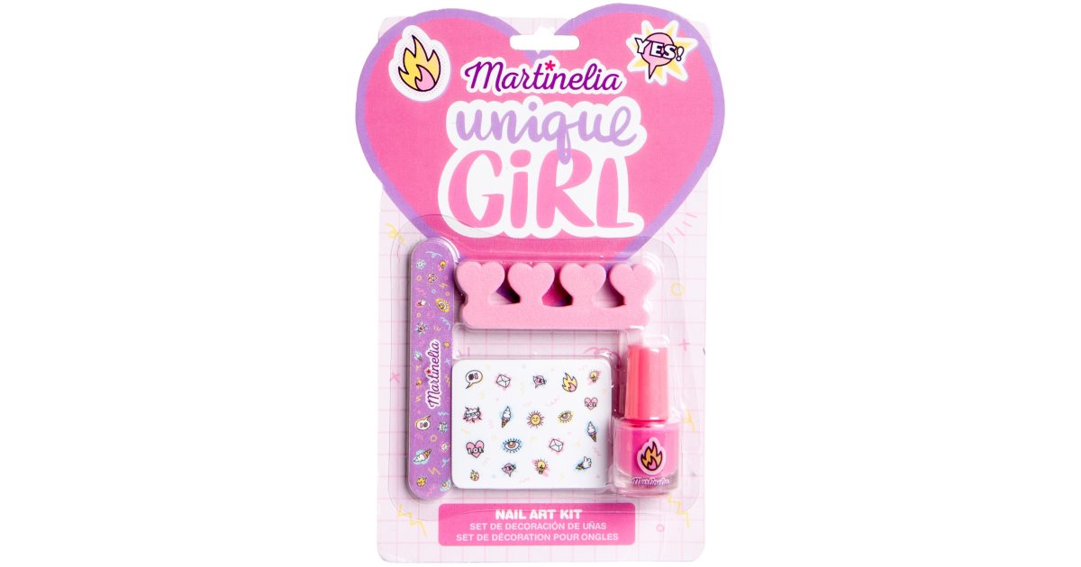 Martinelia Super Girl Nail Art Kit комплект за маникюр за деца | notino.bg
