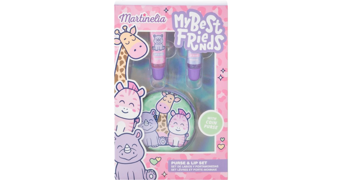 Martinelia My Best Friends Purse & Lip Gift Set for children | notino.ie