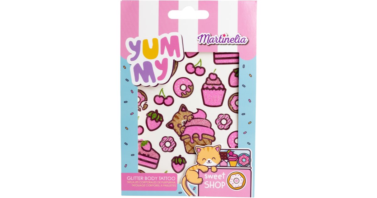 Martinelia Yummy Glitter Body Tatto tattoo for children | notino.ie