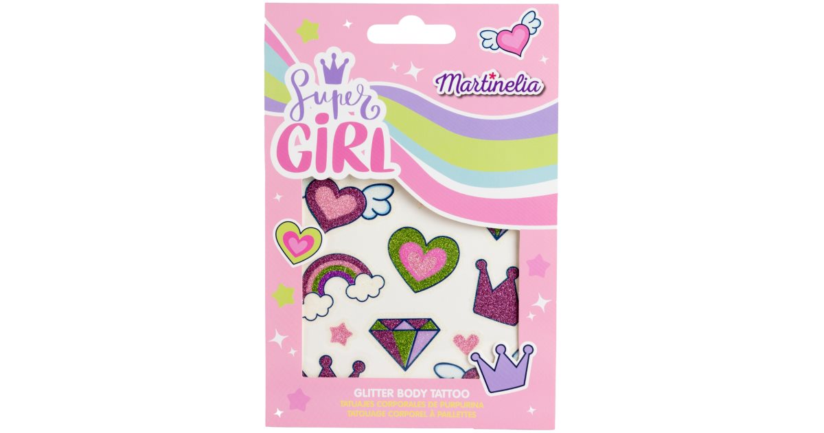 Martinelia Super Girl Glitter Body Tatto tetovačka pre deti | notino.sk