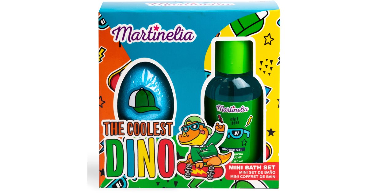 Martinelia The Coolest Dino Mini Bath kit de baño para niños 3+ | notino.es