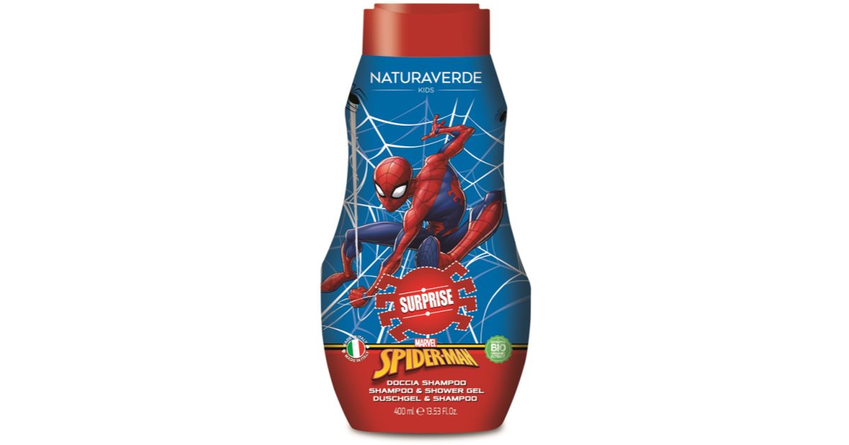 Marvel Spiderman Shower gel & Shampoo σαμπουάν και αφρόλουτρο 2 σε 1 ...