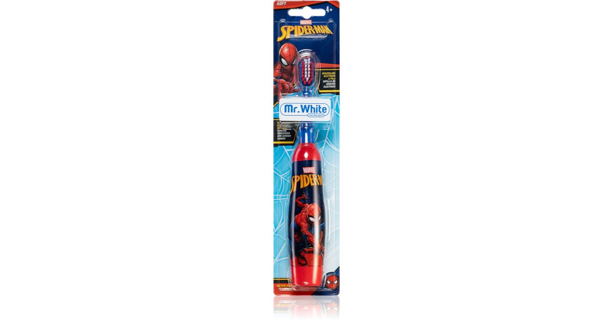 Marvel Spiderman Battery Toothbrush escova de dentes com bateria para ...