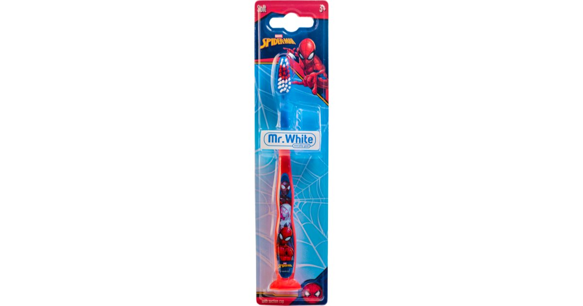 Marvel Spiderman Manual Toothbrush Toothbrush for Kids with Travel ...