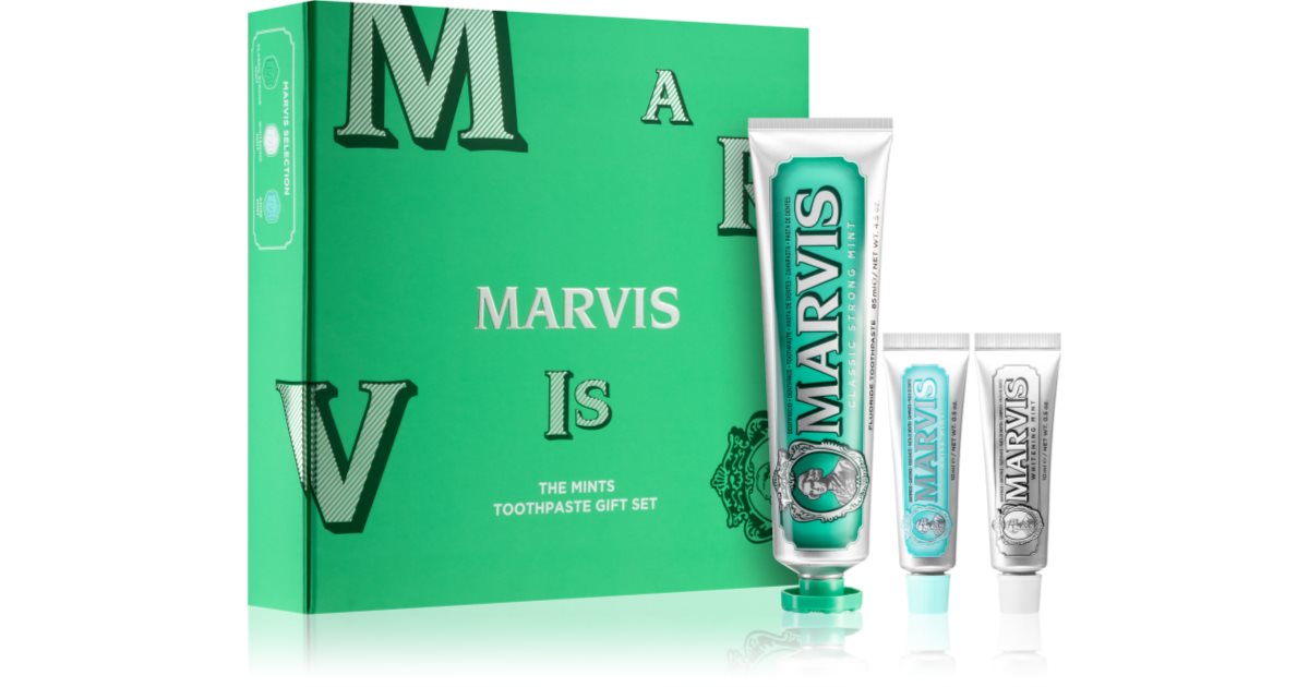 Marvis Flavour Collection The Mints toothpaste gift set | notino.co.uk