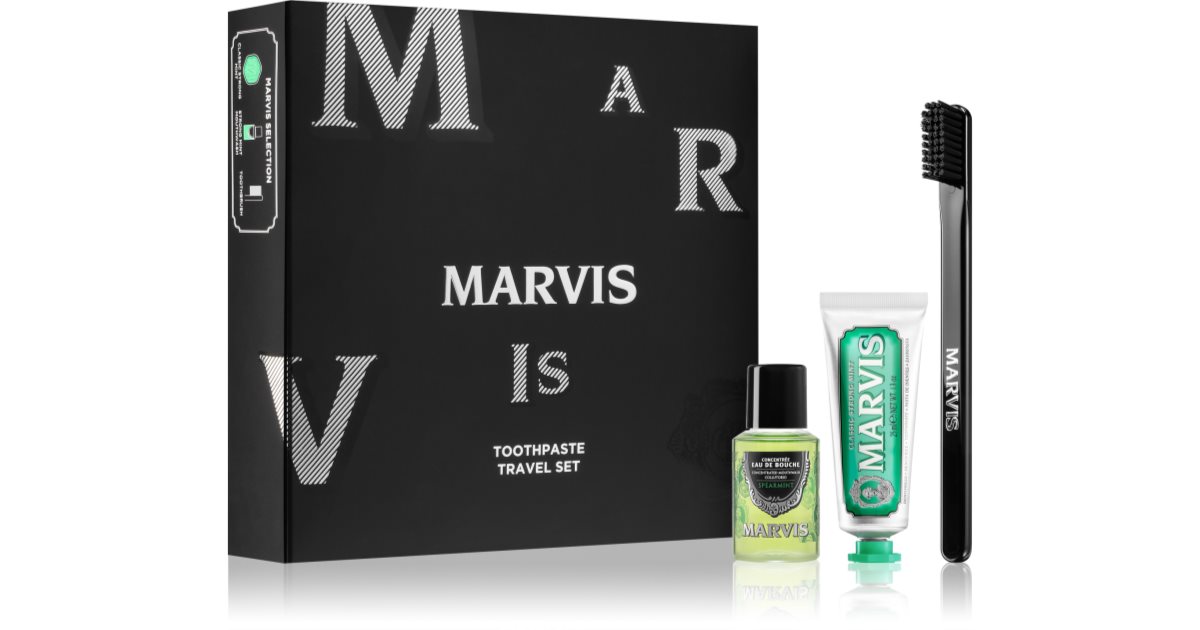 Marvis Toothpaste travel set дорожній набір (для зубів, язика та ясен ...