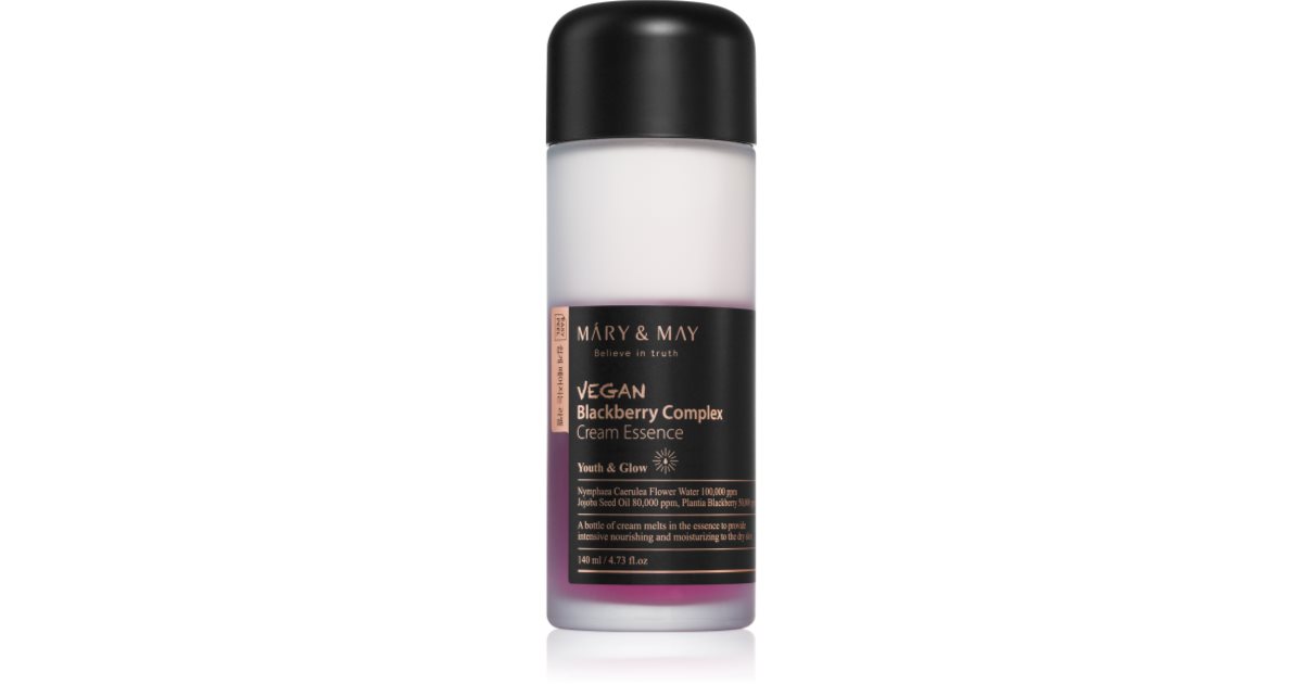 MARY & MAY Blackberry Complex Cream Essence Concentrated Hydrating ...