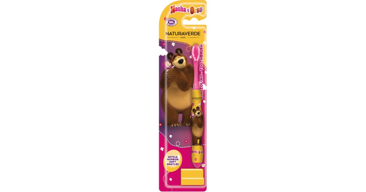Masha & The Bear Kids toothbrush for children | notino.co.uk