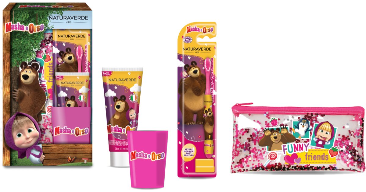 Masha & The Bear Oral Care Set sada zubní péče | notino.cz