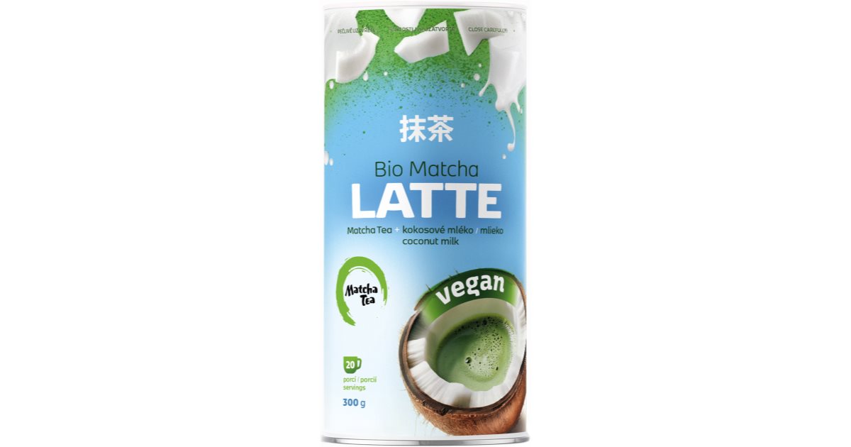 Matcha Tea Matcha Latte Vegan BIO prášok na prípravu nápoja s matchou ...