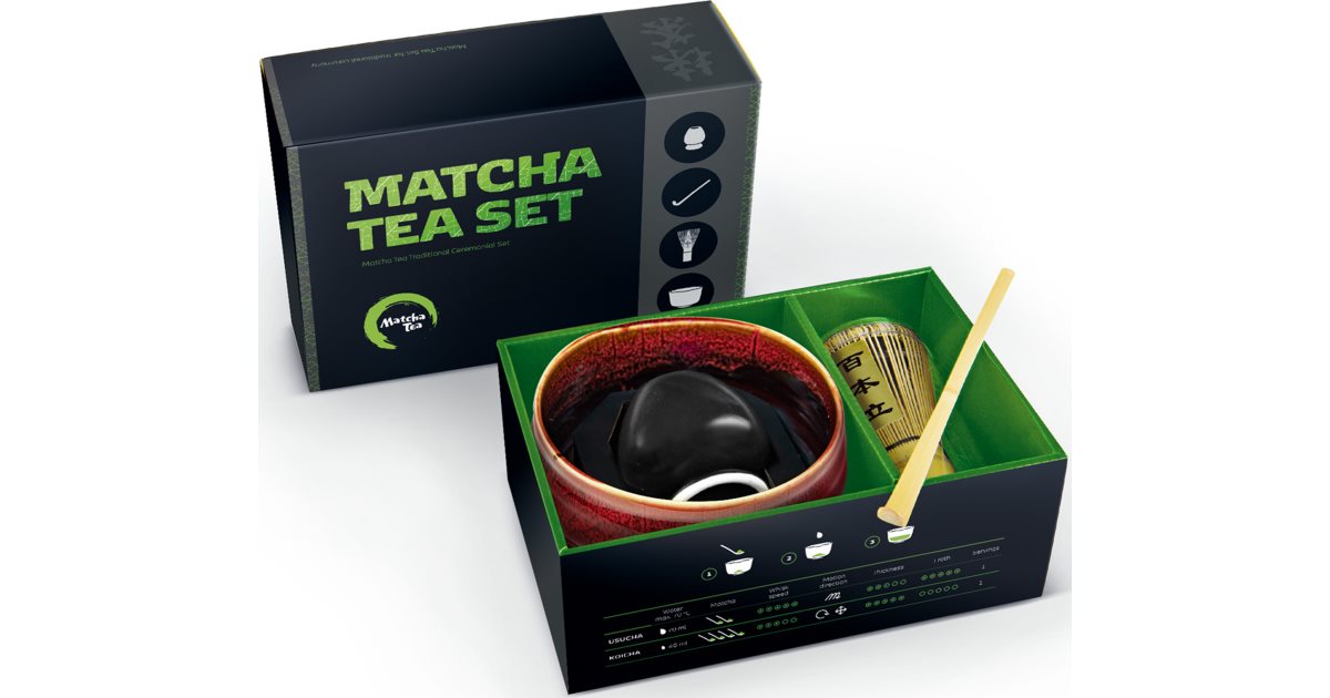 Matcha Tea Matcha Set Profi Kaito coffret cadeau pour la préparation de ...