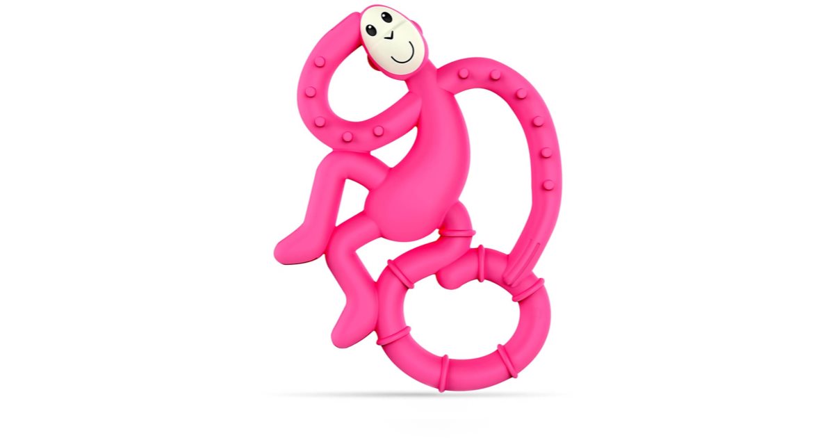 Matchstick Monkey Mini Monkey Teether chew toy with antimicrobial ...