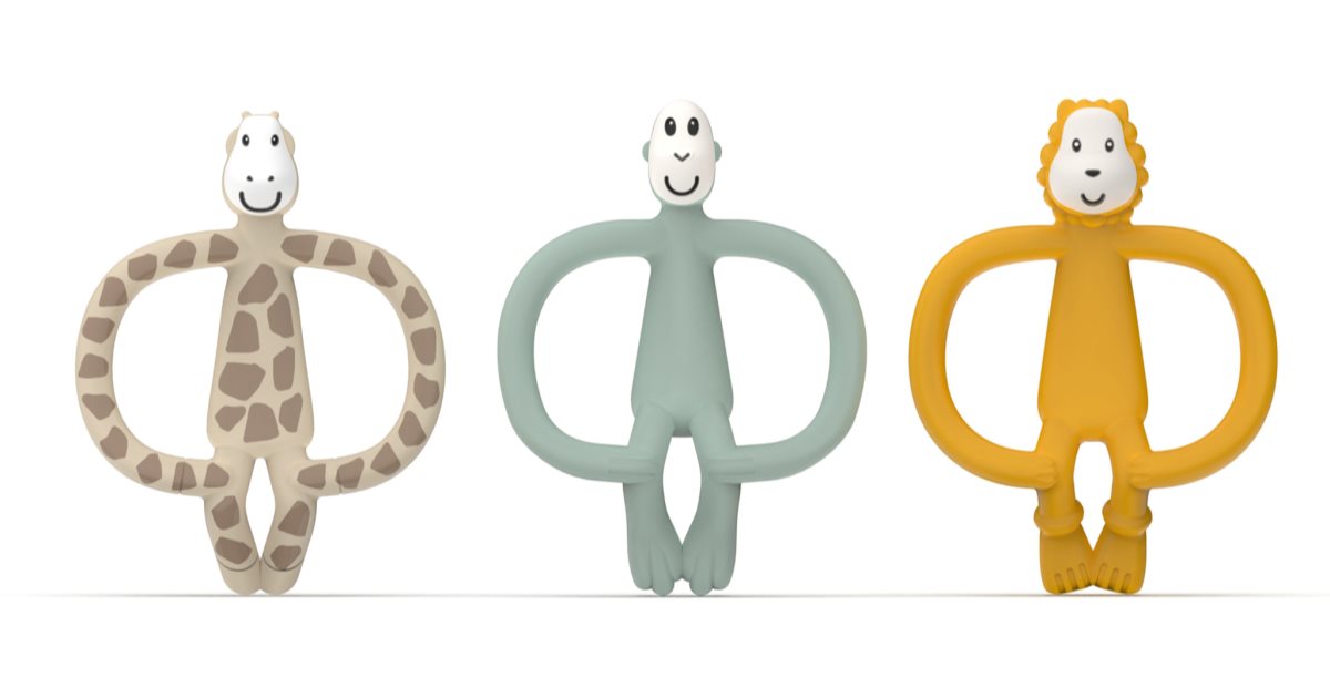 Matchstick Monkey Animal Teether Gift Set gift set for children Giraffe ...