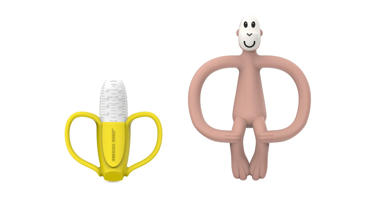 Matchstick Monkey Banana Soother & Monkey Teether Gift Set voor Kinderen | notino.nl