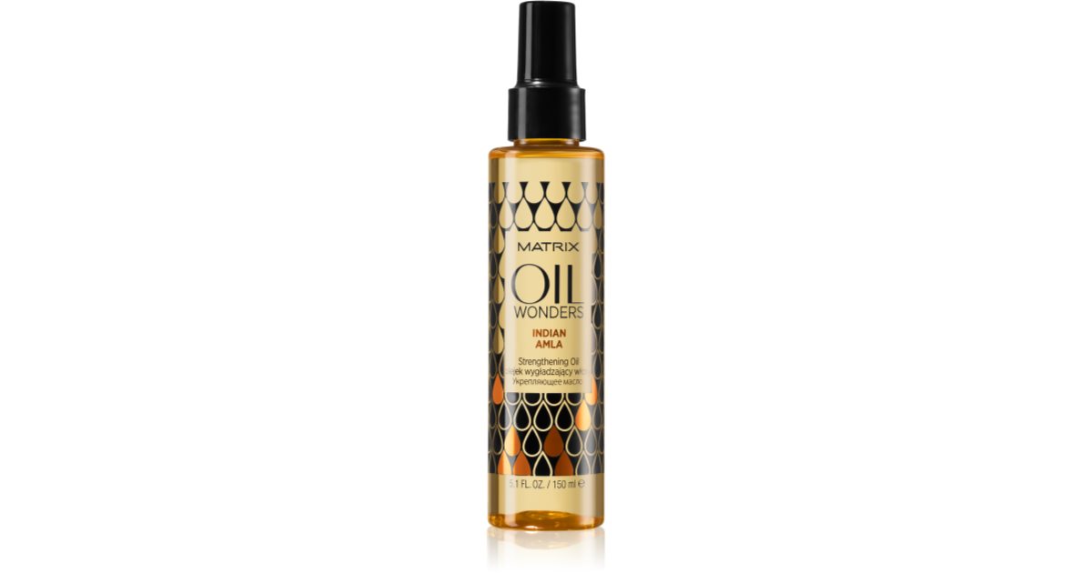 Matrix Oil Wonders Indian Amla restorative oil for shiny and soft hair ...