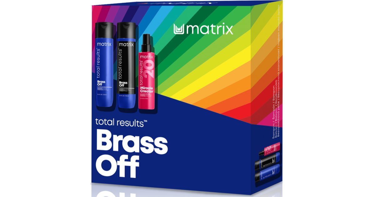 Matrix Brass Off Gift Set (neutralising brass tones) | notino.ie