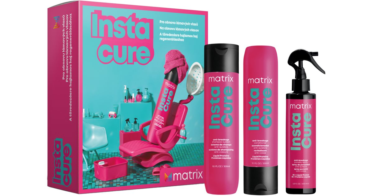 Matrix Instacure dárková sada pro lámavé a namáhané vlasy | notino.cz