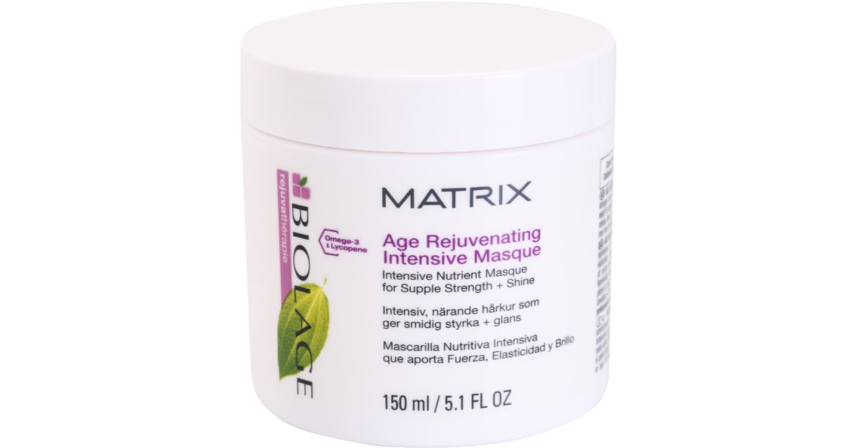 Matrix Biolage RejuvaThérapie máscara para todos os tipos de cabelos ...