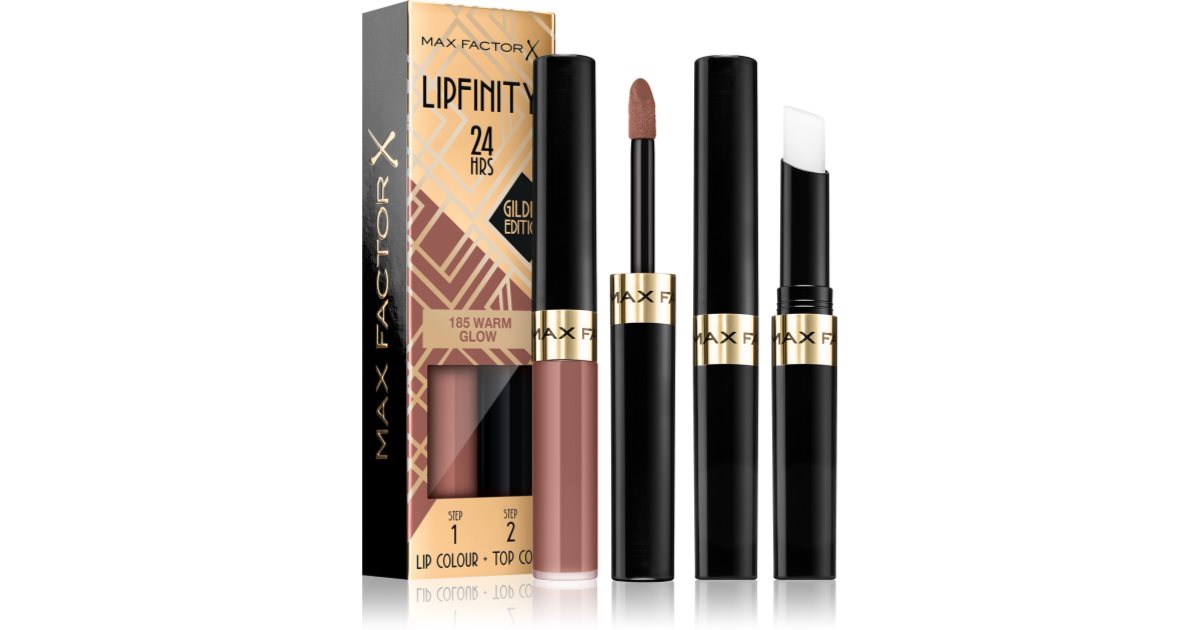 Max Factor Lipfinity Gilded Edition dolgoobstojna šminka z balzamom ...