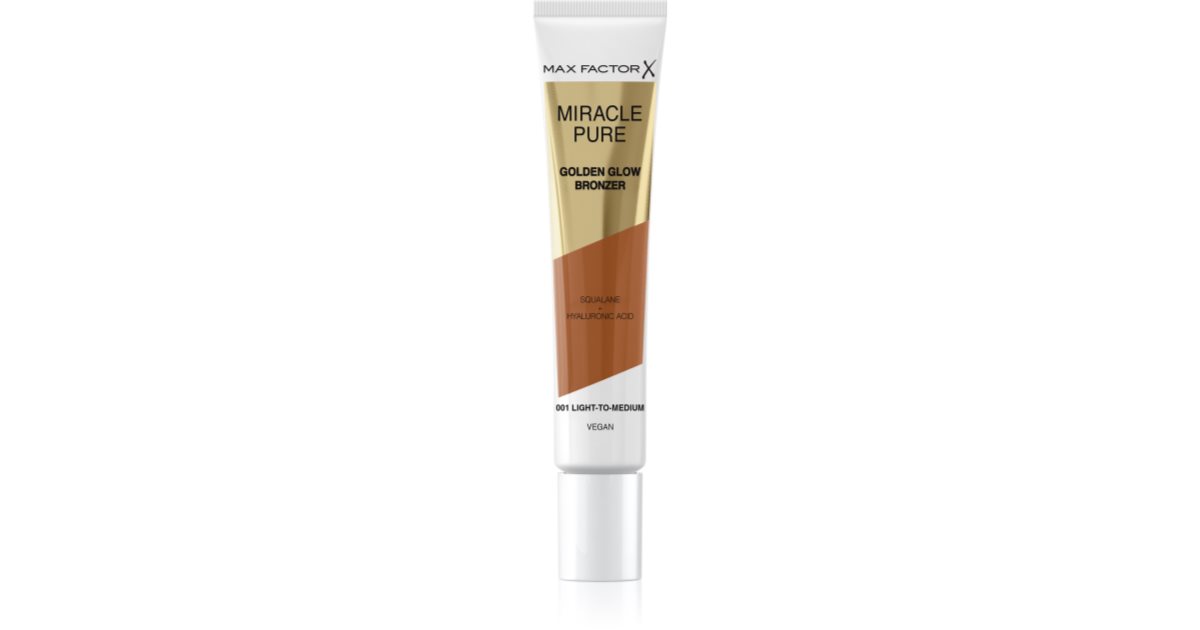 Max Factor Miracle Pure cream bronzer with a brightening effect ...