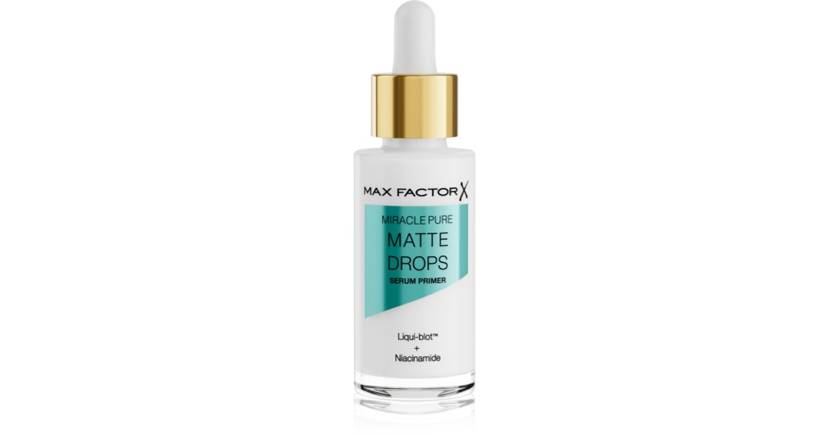 Max Factor Miracle Pure Matte Drops primer to smooth and mattify your ...