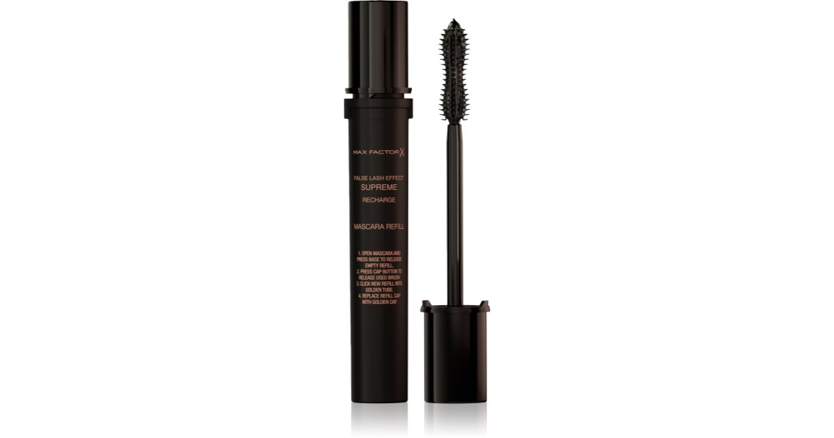 Max Factor Supreme Recharge Mascara med effekt til kunstige øjenvipper ...