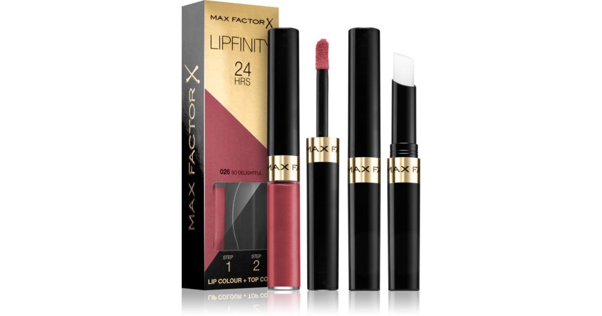 Max Factor Lipfinity Lip Colour long-lasting lipstick with balm ...