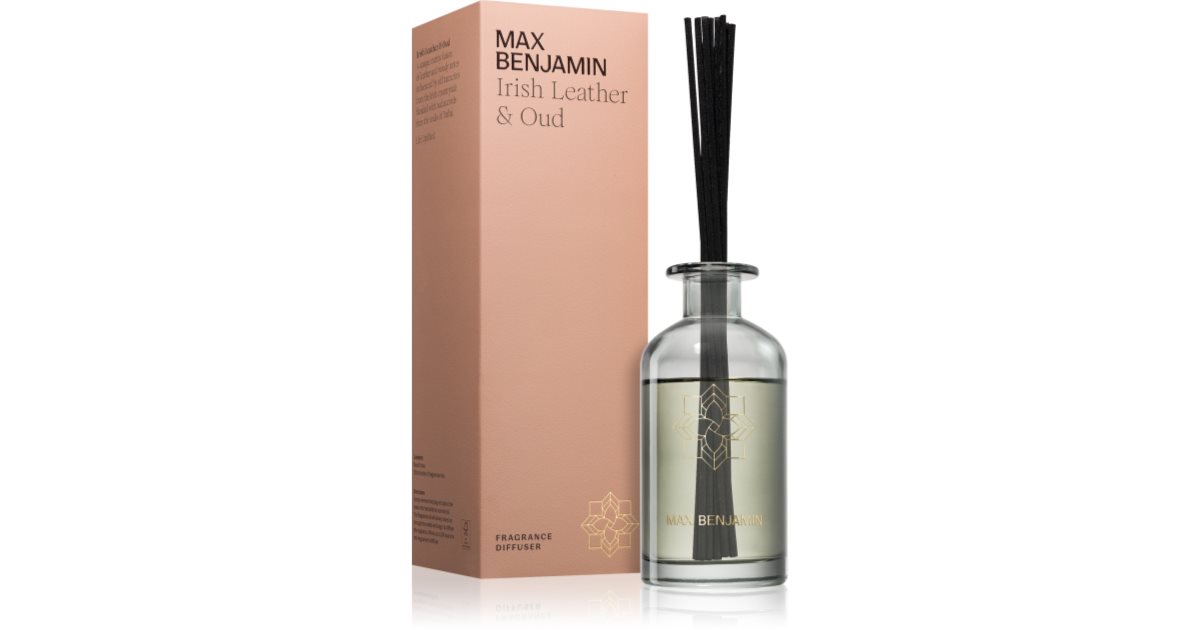 MAX Benjamin Irish Leather & Oud Aroma Diffuser mit Füllung