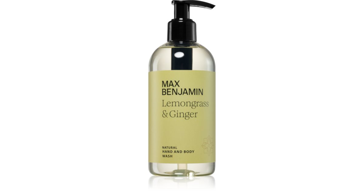 MAX Benjamin Lemongrass & Ginger liquid soap for hands and body ...