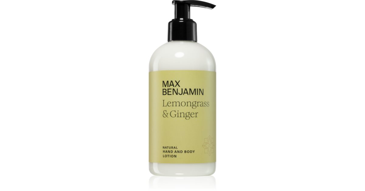MAX Benjamin Lemongrass & Ginger hand and body lotion | notino.co.uk
