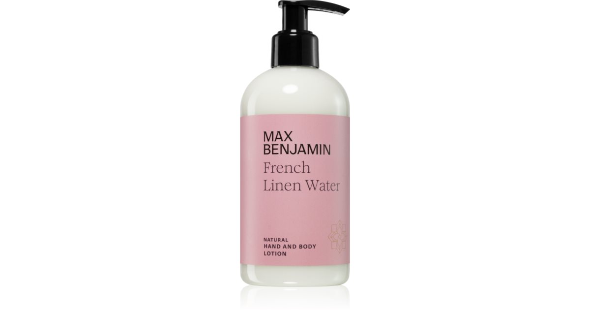 MAX Benjamin French Linen Water Hand - und Bodylotion