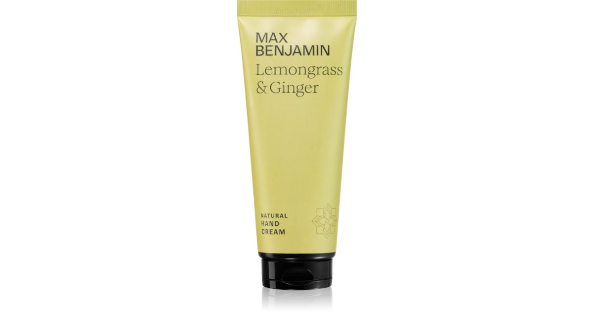 MAX Benjamin Lemongrass & Ginger hand cream | notino.co.uk