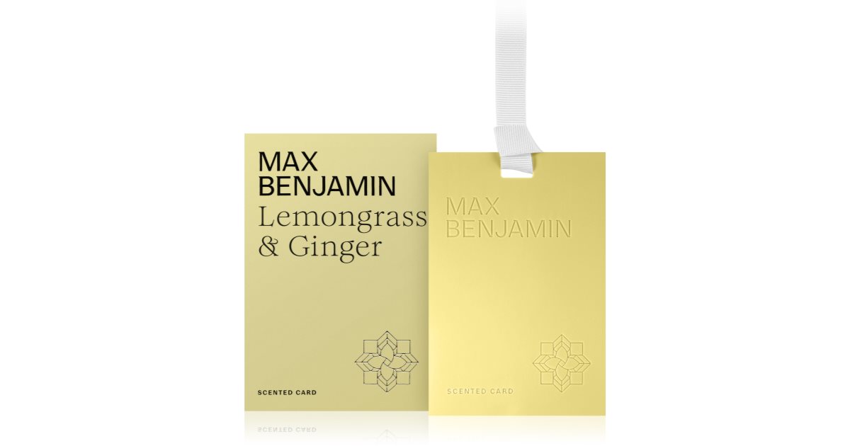 MAX Benjamin Lemongrass & Ginger vonná karta | notino.sk
