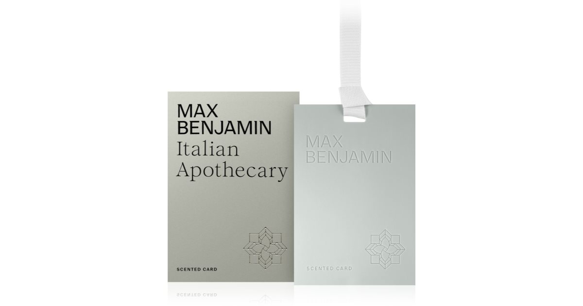MAX Benjamin Italian Apothecary vonná karta | notino.sk