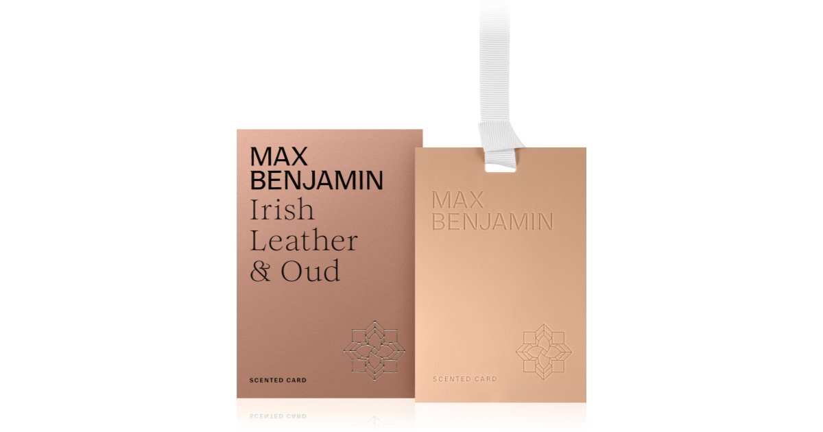 MAX Benjamin Irish Leather & Oud vonná karta | notino.cz