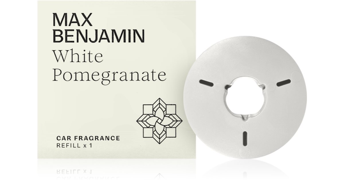 MAX Benjamin White Pomegranate car air freshener refill | notino.ie