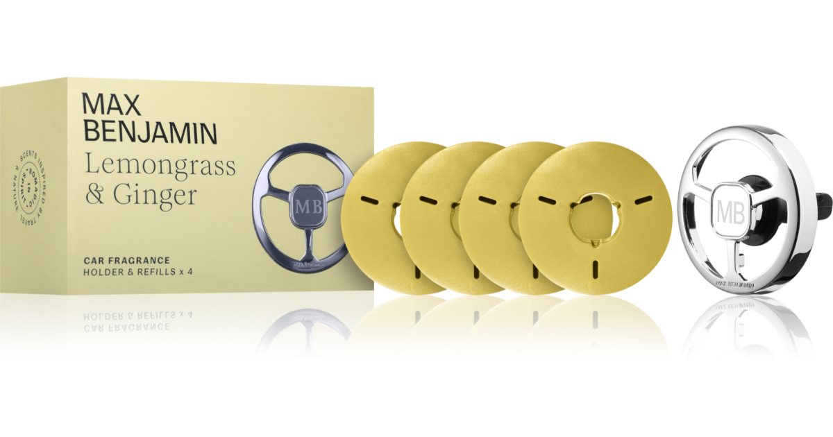 MAX Benjamin Lemongrass & Ginger car air freshener gift set | notino.co.uk