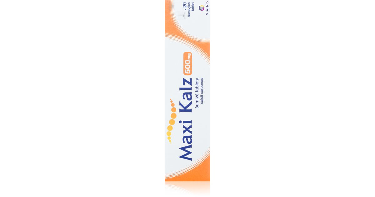 Maxi-Kalz Maxi-kalz 500mg šumivé tablety s vápníkem | notino.cz