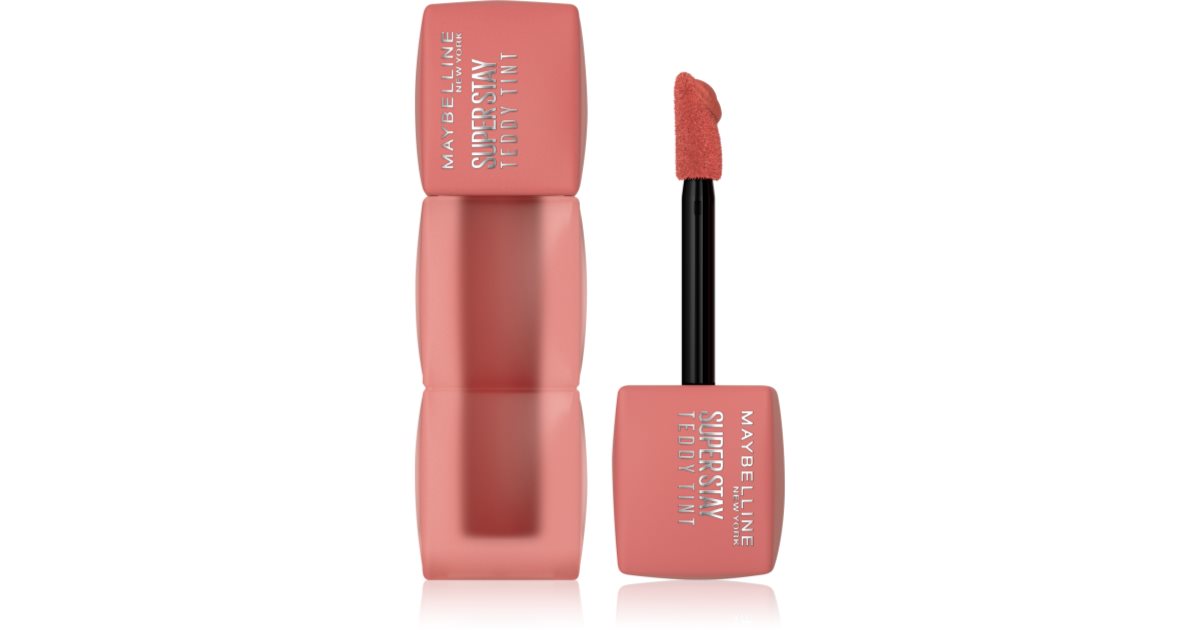 MAYBELLINE NEW YORK Teddy Tint ultra matt long-lasting lipstick ...