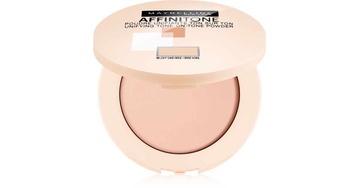 Maybelline Affinitone ujednolicający puder w kompakcie
