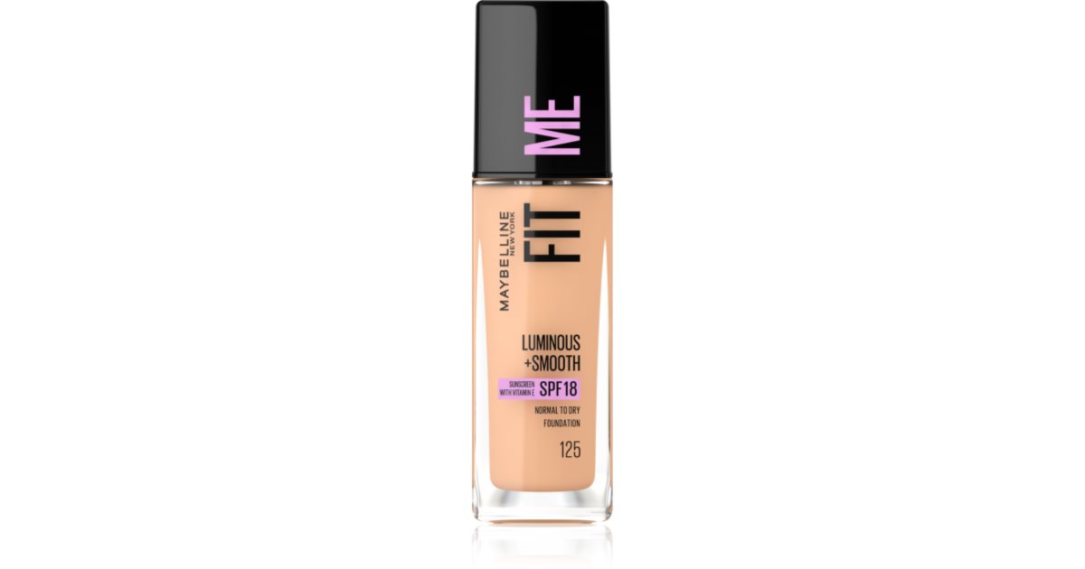 MAYBELLINE NEW YORK Fit Me! liquid foundation to brighten and smooth ...